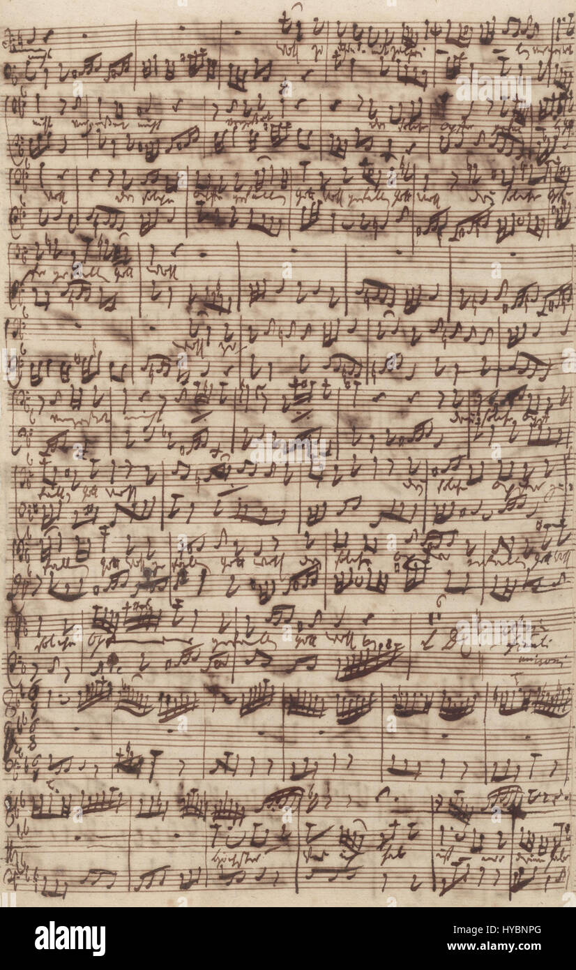 Bach compositions hi-res stock photography and images - Alamy