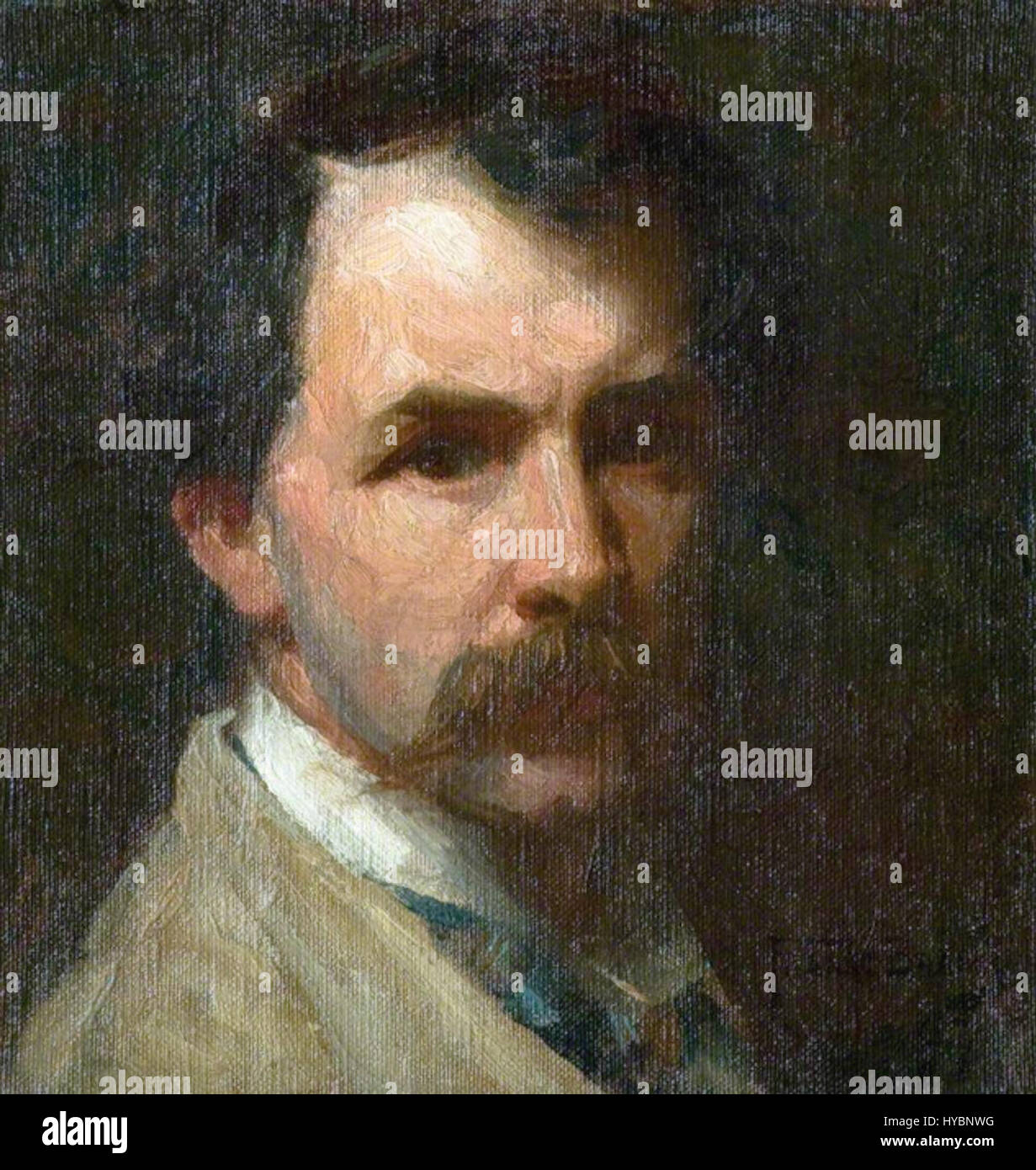 Frank Bramley, by Frank Bramley Stock Photo - Alamy