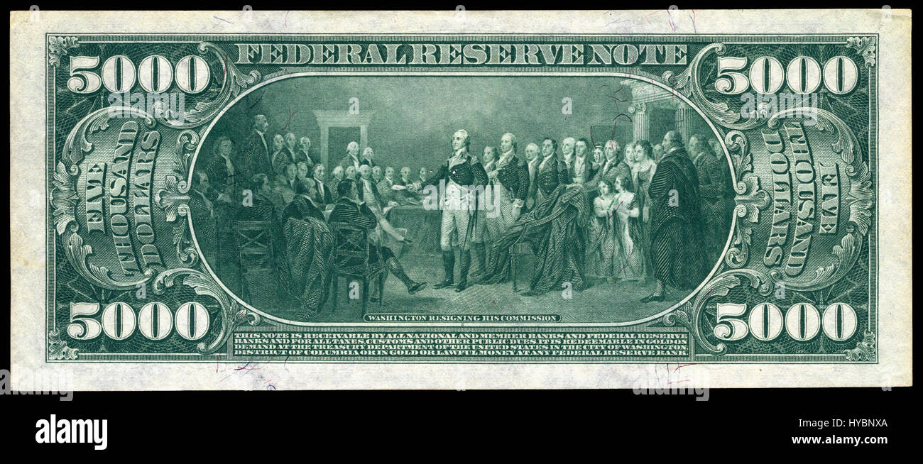 The U.S. $5000 FRN 1918 (Fr. 1134d) is a high-denomination banknote ...