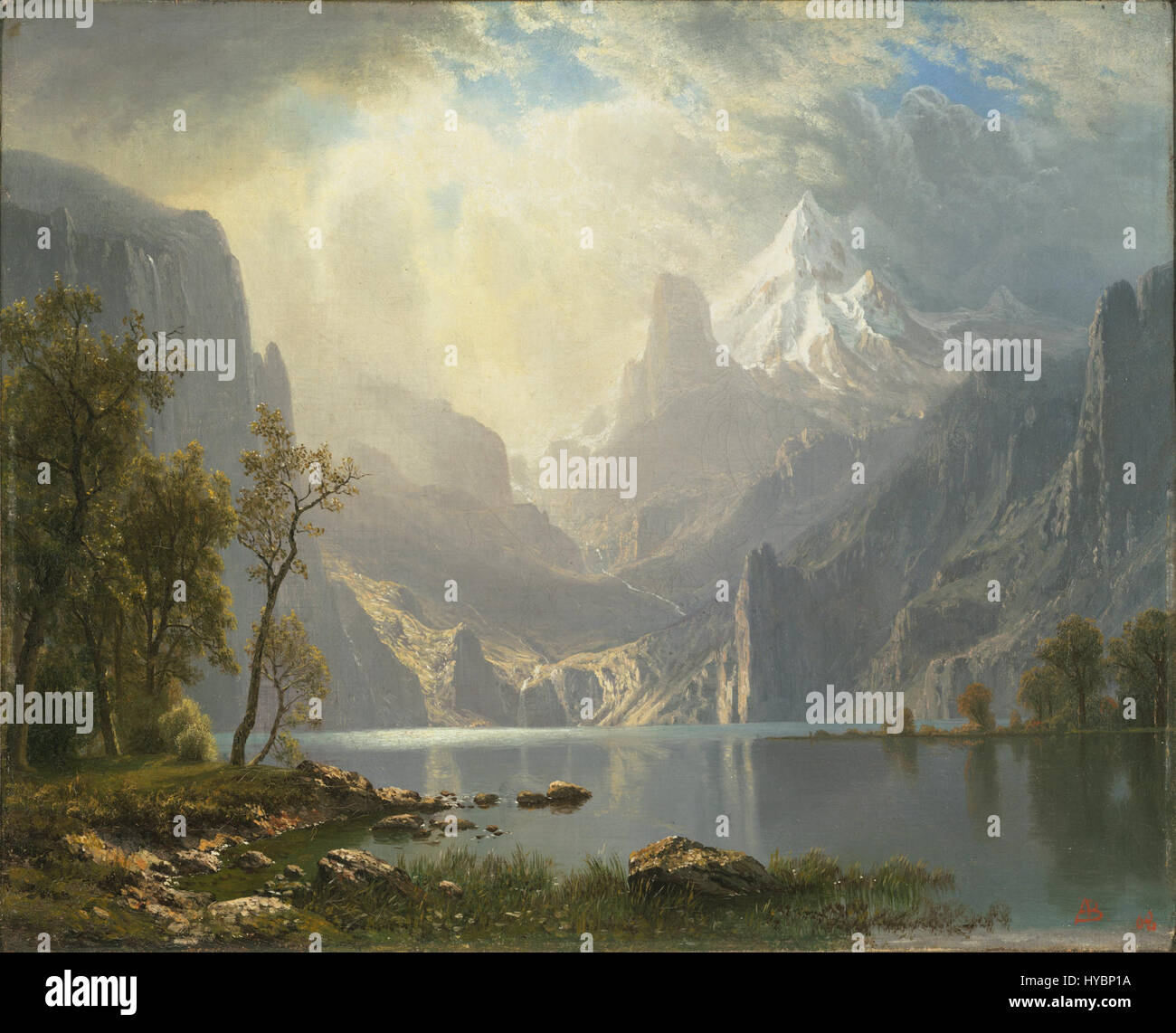 Albert Bierstadt’s artwork highlights the grandeur of the American West ...