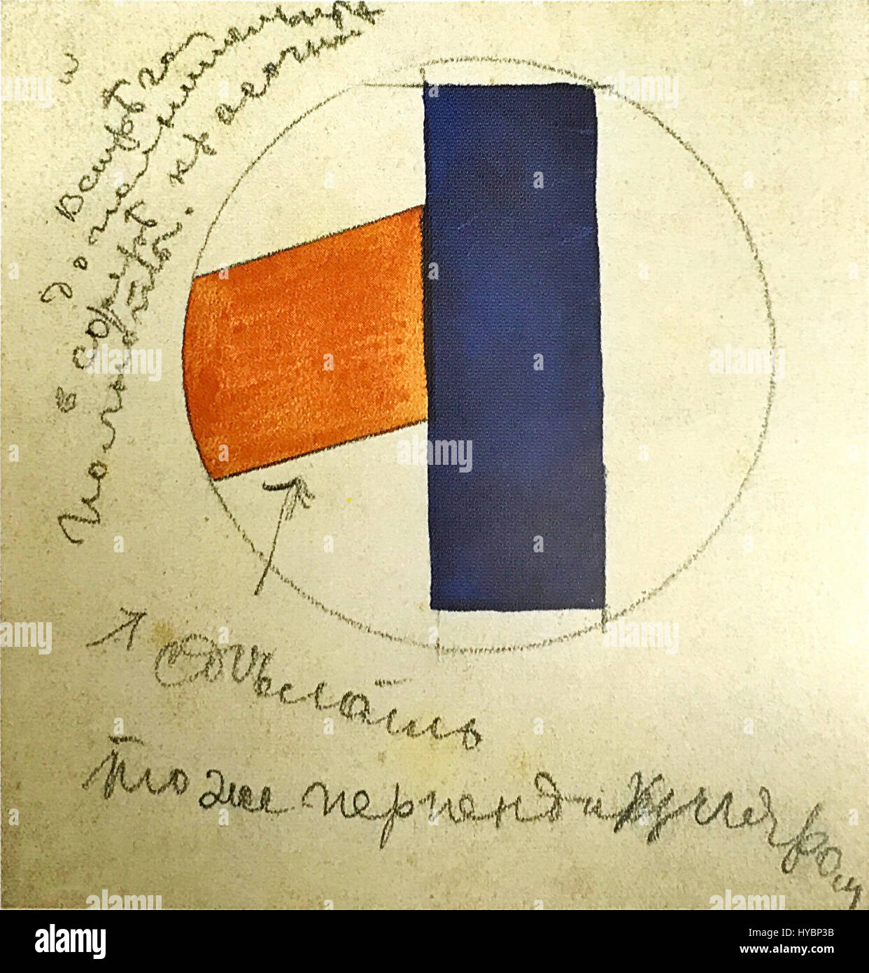 This color painting by Rozanova from 1917 is part of the Russian avant ...