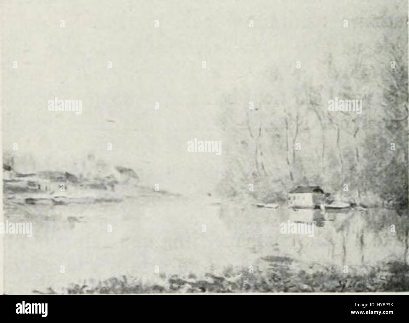 'Port Marly, 1873' is an artwork or depiction of Port Marly, a town in ...