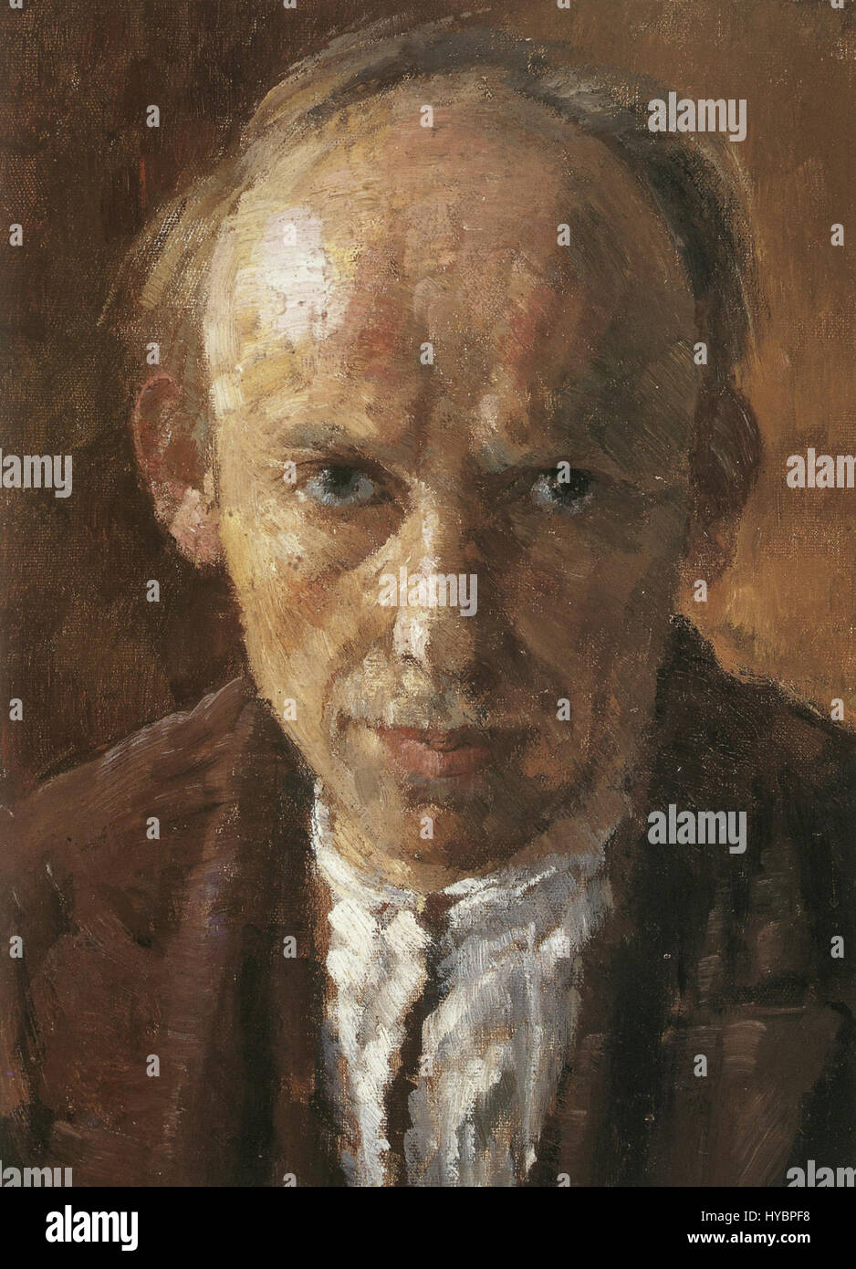 Jean Pierre Beckius, autoportrait (vers 1930 Stock Photo - Alamy
