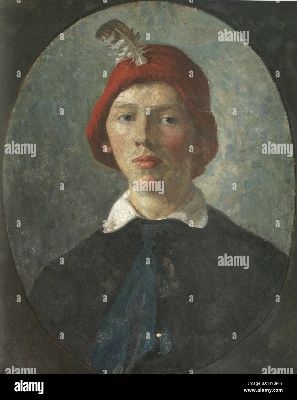 Jean Pierre Beckius, autoportrait (vers 1917 Stock Photo - Alamy