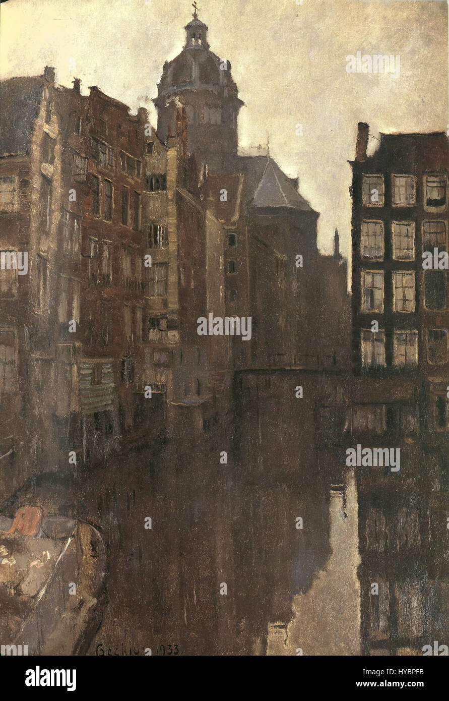 Jean Pierre Beckius’ 'Amsterdam Gracht' (1933) captures the serene ...