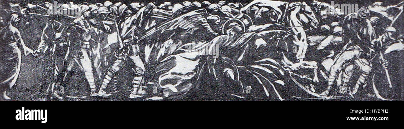 'Pentru Patrie' by Arthur Verona is a historical painting reflecting ...