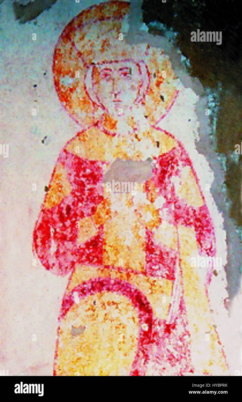 The 'Fresco of Rusudan' is a significant example of Georgian religious ...