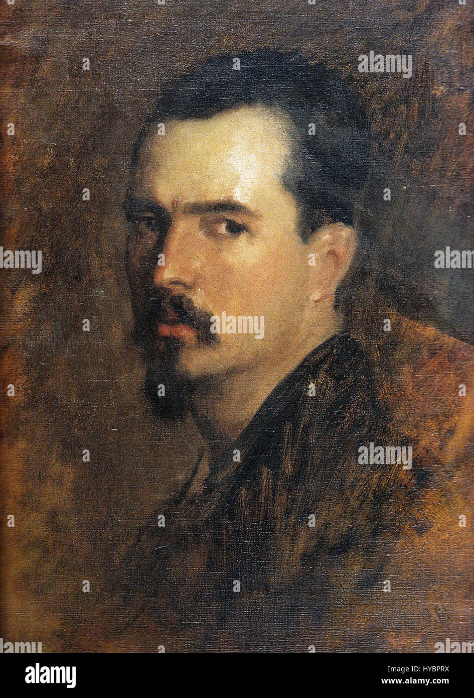 Nicolae Grigorescu’s 'Autoportret' (Self-Portrait) is a notable work in ...