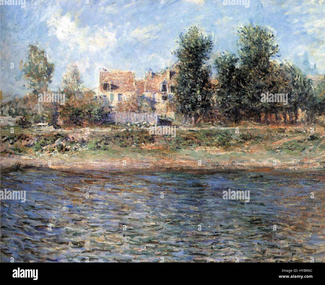 'Le berge de La Seine' (The Banks of the Seine) by Claude Monet ...