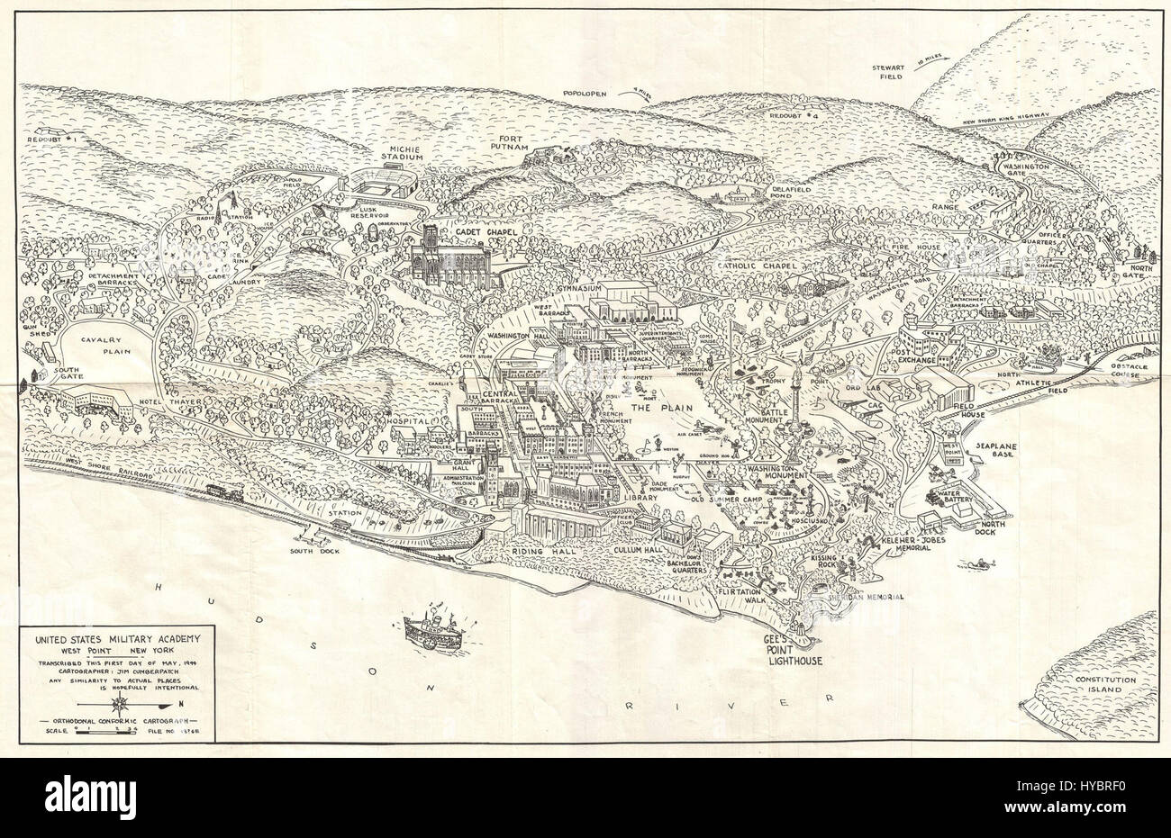 Westpoint map hi-res stock photography and images - Alamy