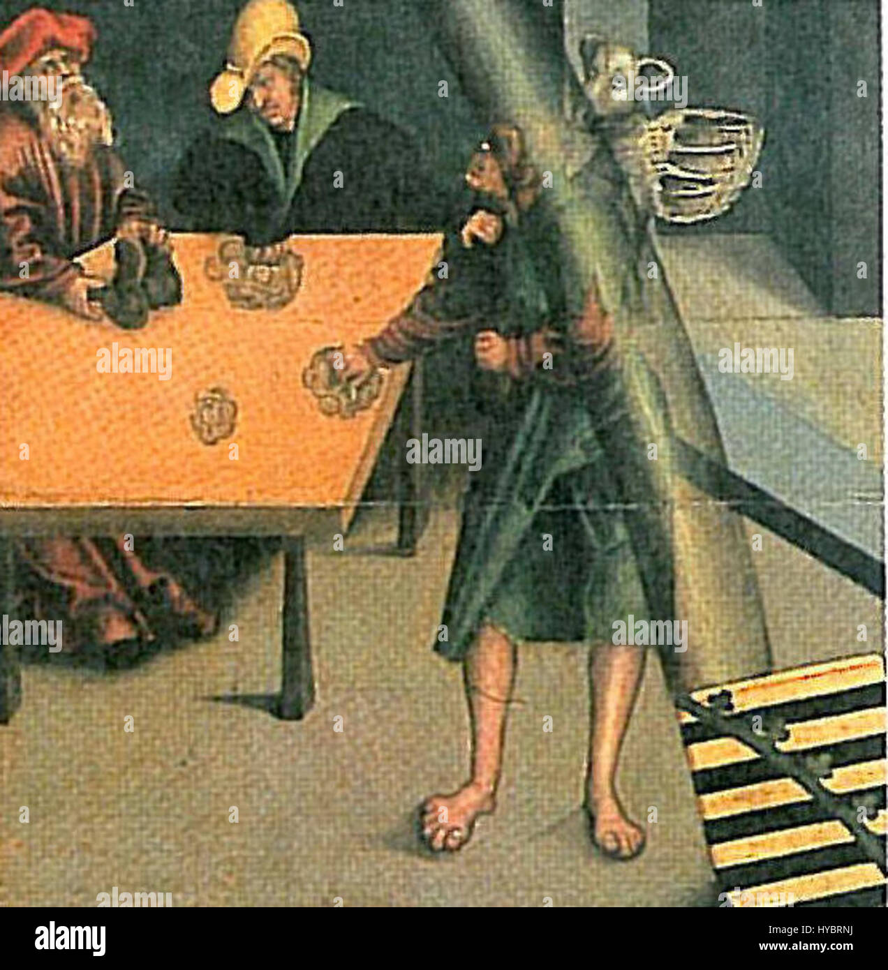 '9 Gebot' by Lucas Cranach the Elder is part of a series illustrating ...