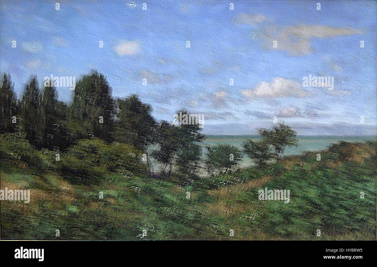 Claude Monet’s 'Coastal Landscape' demonstrates his signature ...