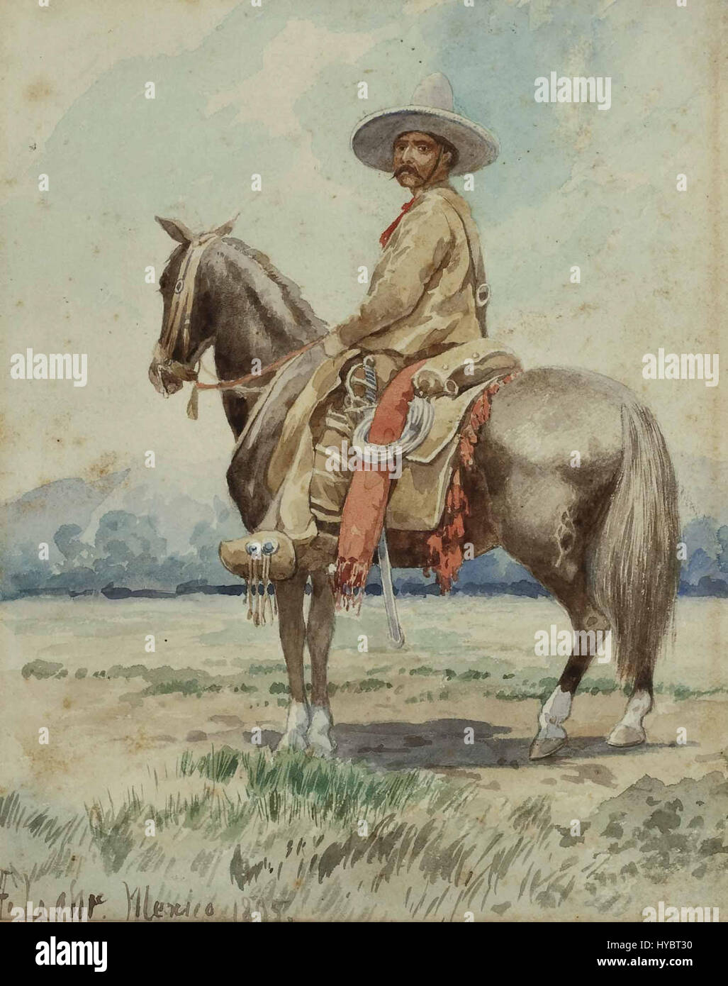 *Gaucho 1895* by August Lohr depicts the iconic figure of a South ...