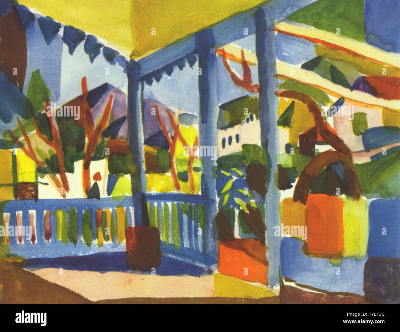 This work by August Macke, titled '048', captures the expressive and ...