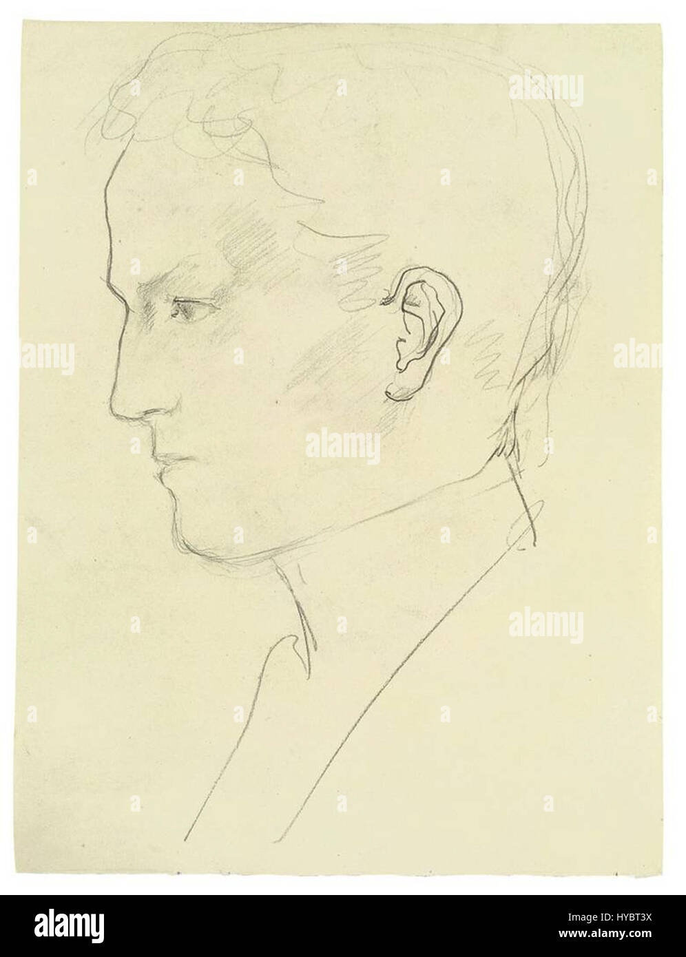 August Macke's 'Josef Cordier im Profil' from 1907 is a portrait ...