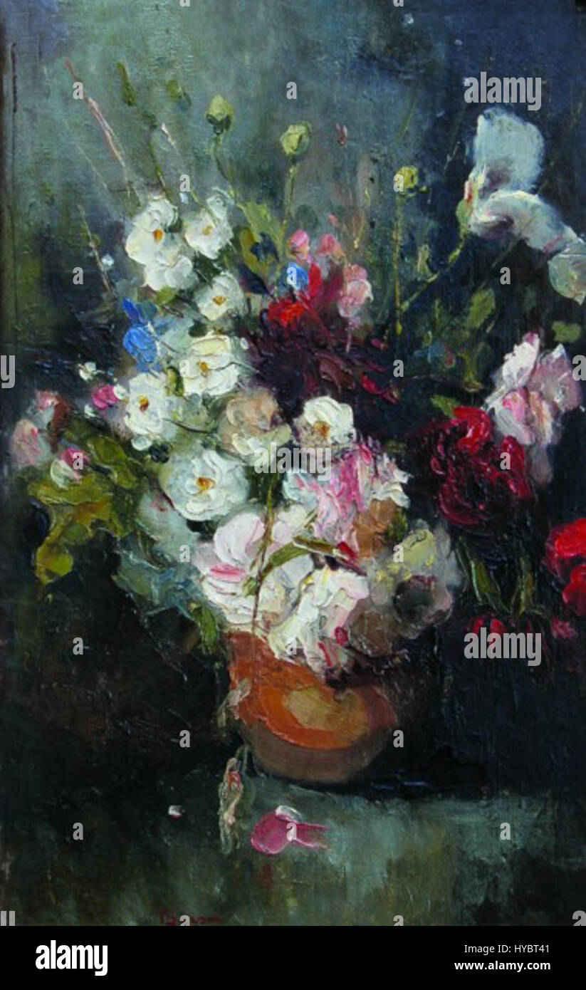 Aurel Baesu’s 'Ulcica cu flori de camp' portrays a vivid countryside ...