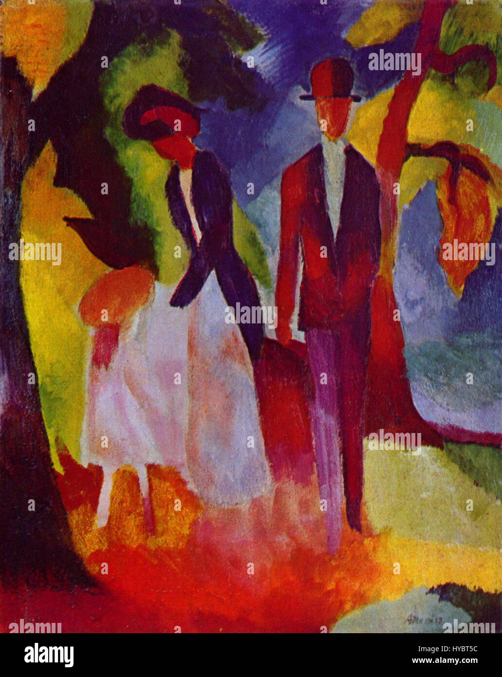 August Macke’s 026 is a vibrant painting that explores color, form, and ...
