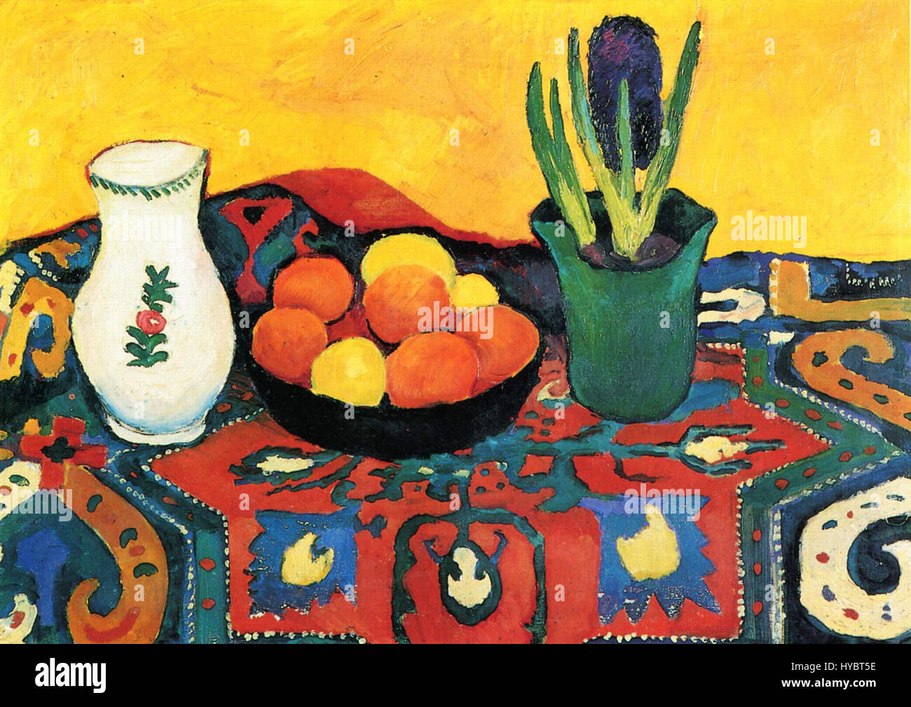 An artwork by August Macke, part of his collection of expressionist ...