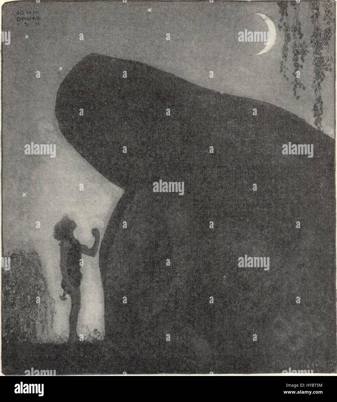 'Awake Groa, Awake Mother' is a work by Swedish artist John Bauer ...