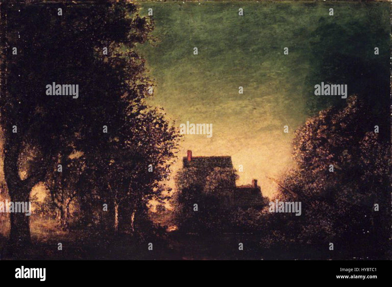 'Edge of the Forest' by Ralph Albert Blakelock is a landscape painting ...