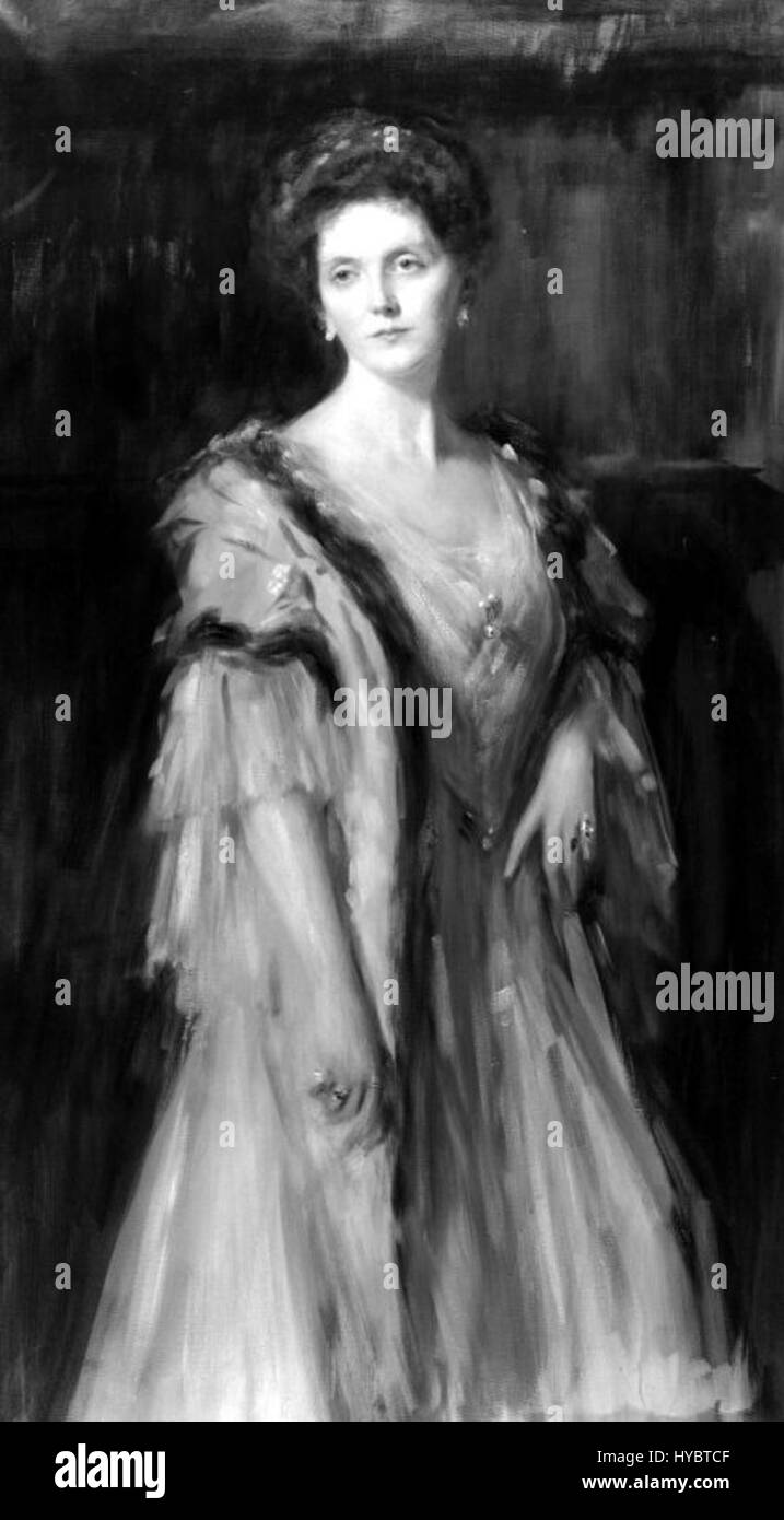 The painting of Emily Post by Emil Fuchs depicts the prominent ...