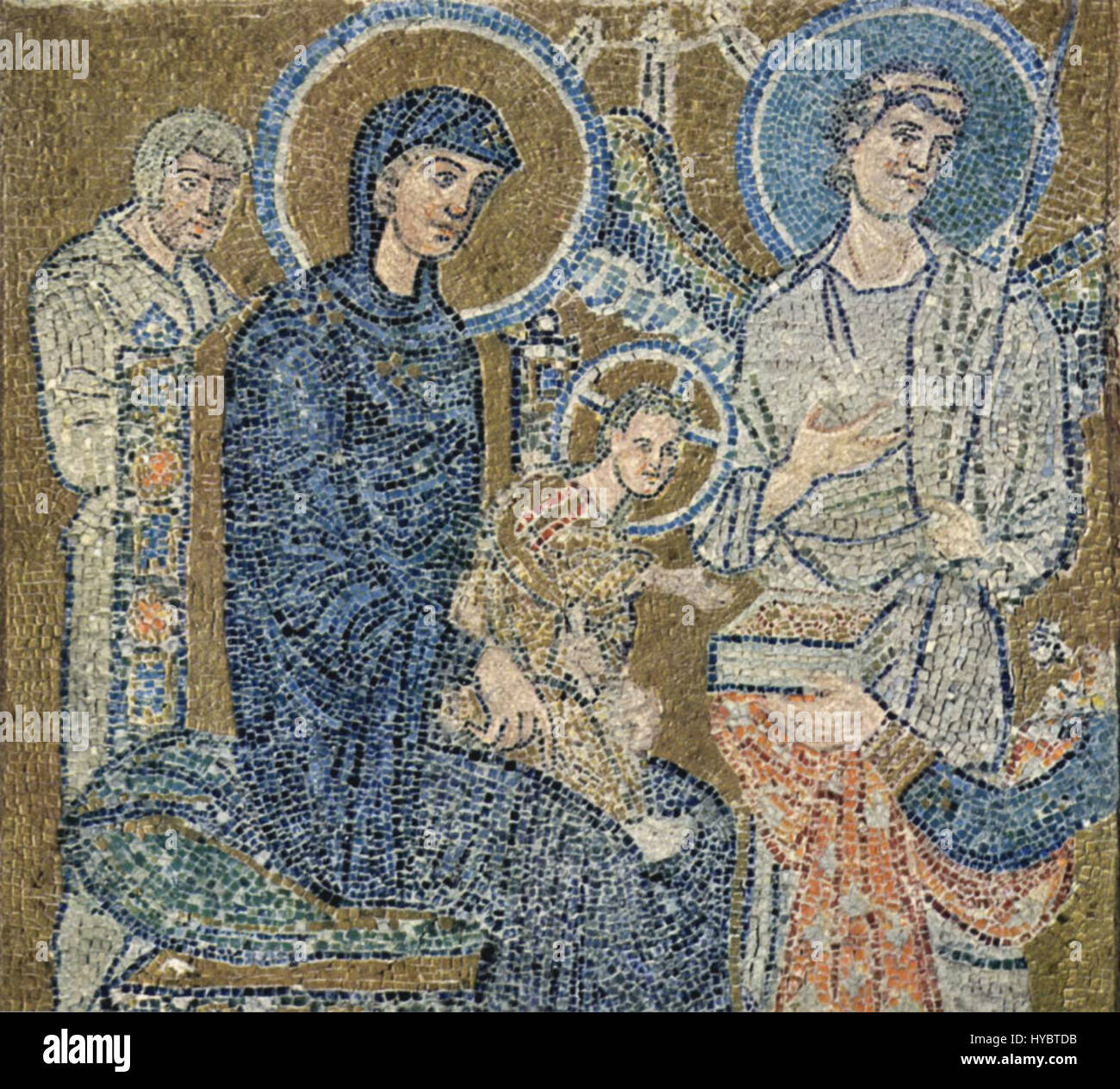 This refers to the work of a Byzantine mosaic artist active around 705 ...