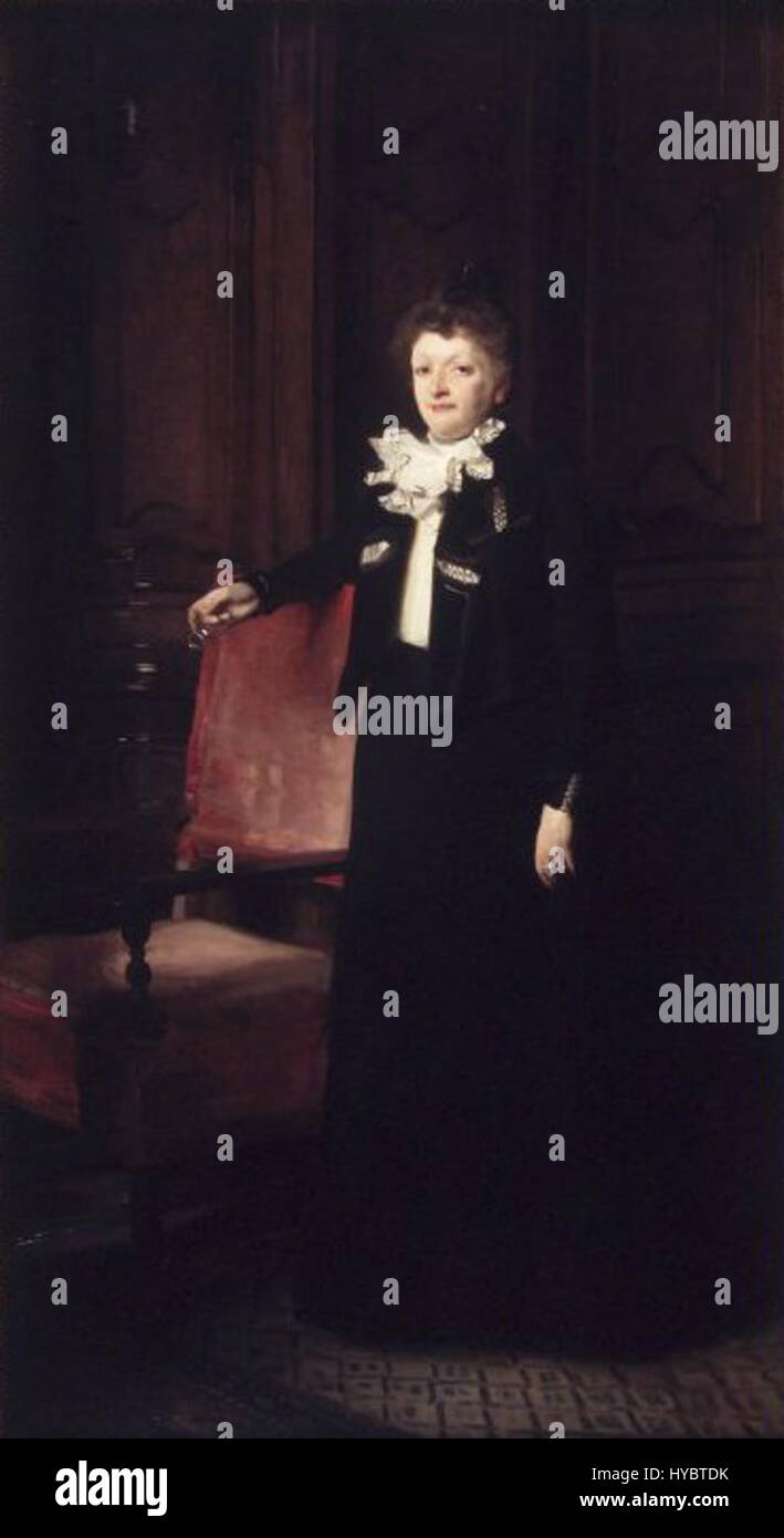 John Singer Sargent's portrait of Mrs. Charles Huntington, later known ...