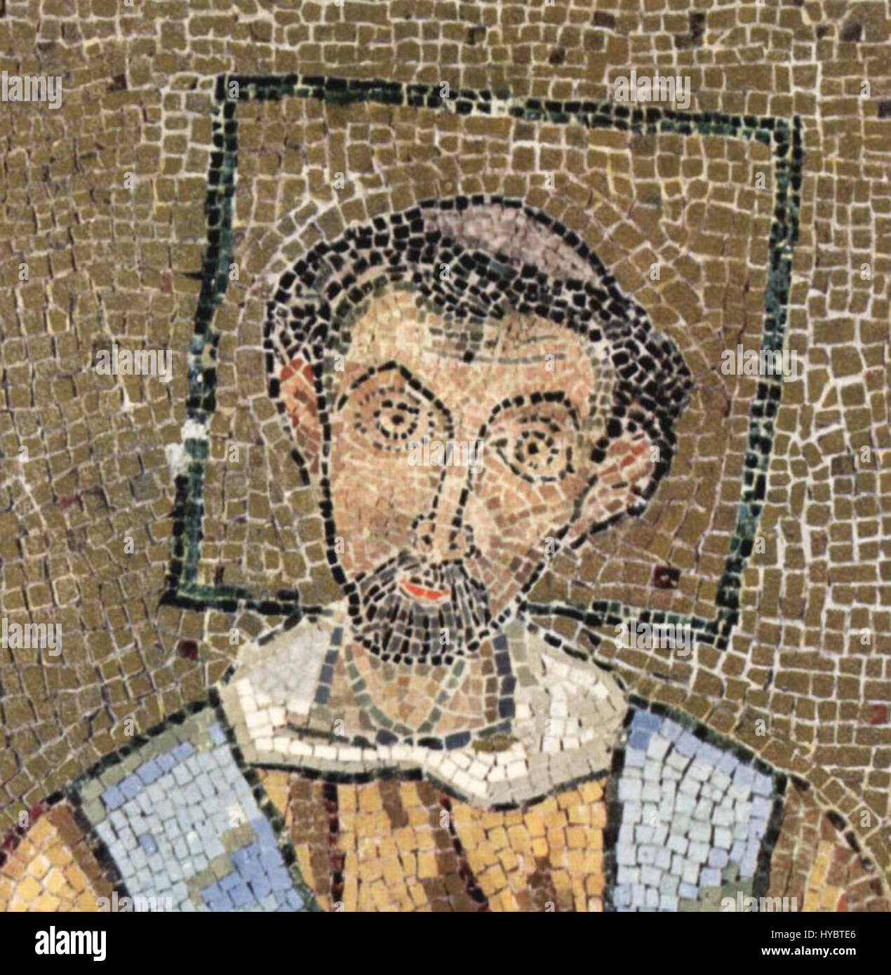 This Byzantine mosaic, dating from around 705 AD, depicts intricate ...