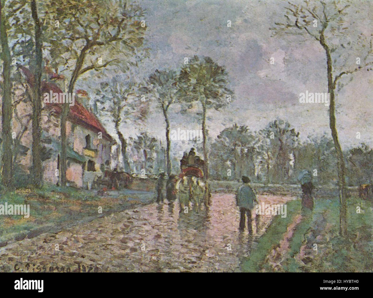 Camille Pissarro was a key figure in the French Impressionist movement ...