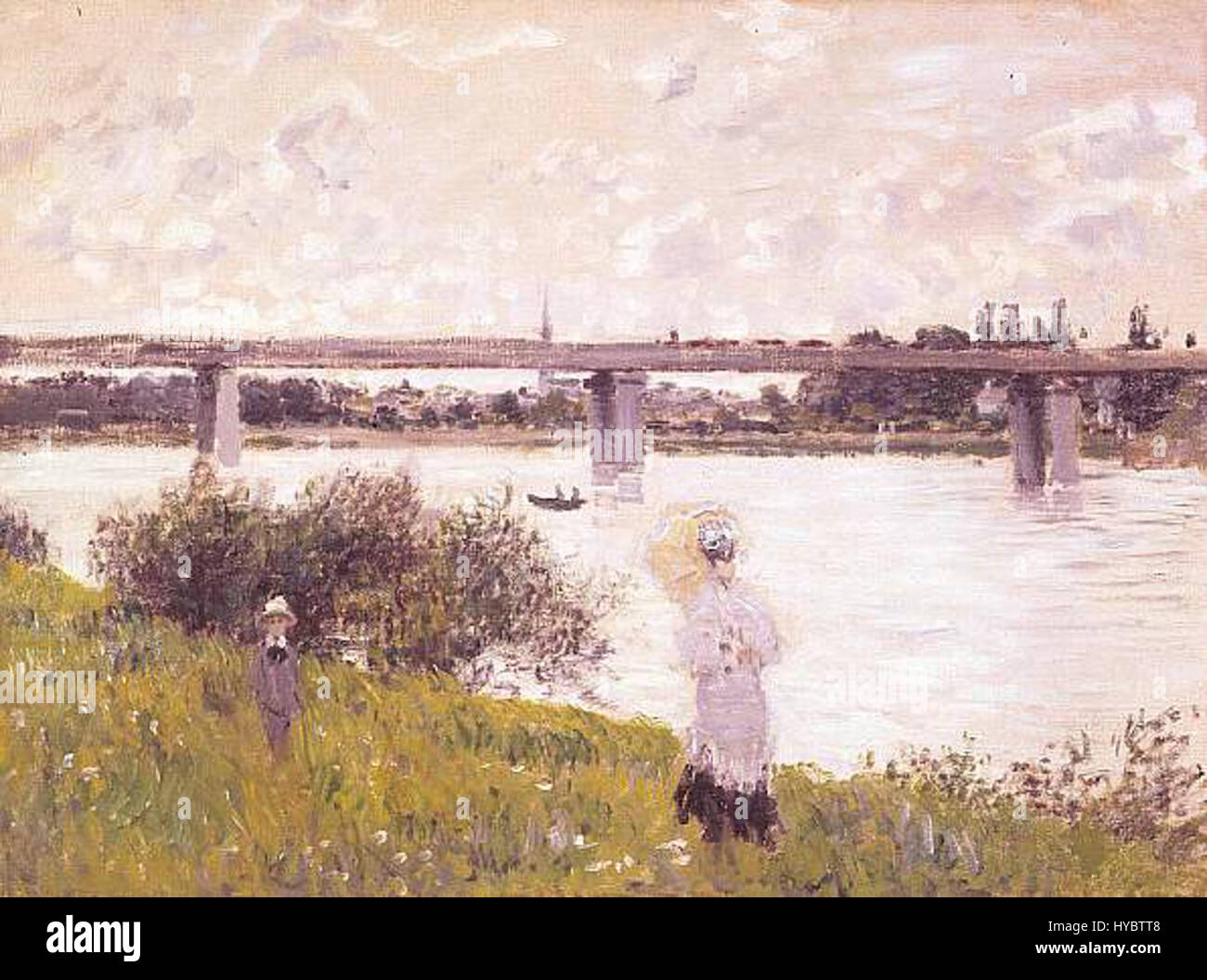 Claude Monet’s 'The Promenade with the Railroad Bridge, Argenteuil ...
