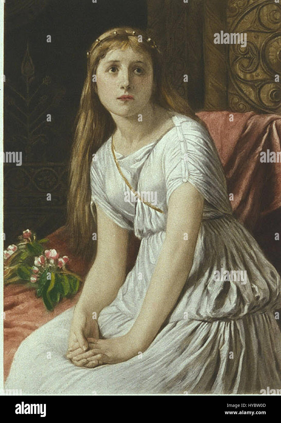 'Cordelia' by William Frederick Yeames depicts a scene from Shakespeare ...