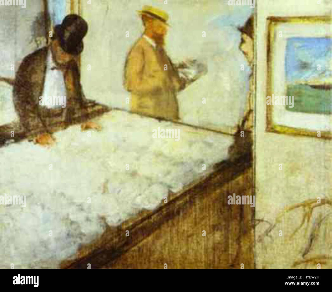 Edgar Degas's 1873 work 'Cotton Dealers in New Orleans' captures the ...