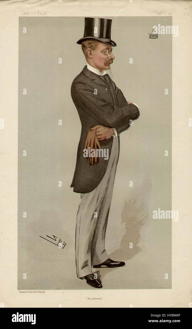 The 1896 Vanity Fair caricature of the Duke of Bedford captures the ...