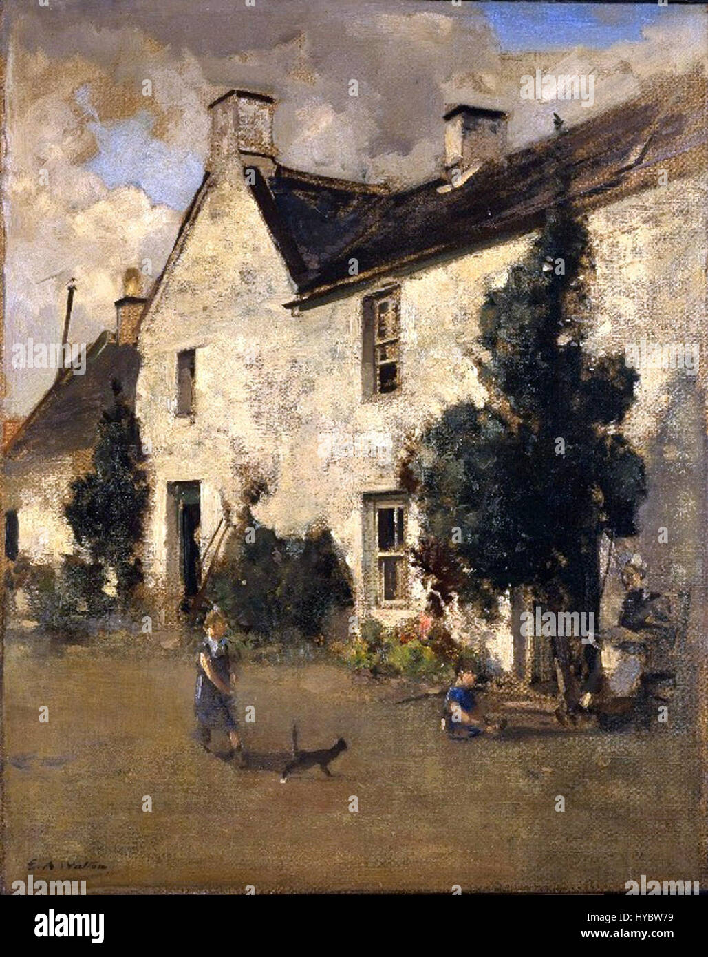 'The White House' by Edward Arthur Walton depicts a classic view of the ...