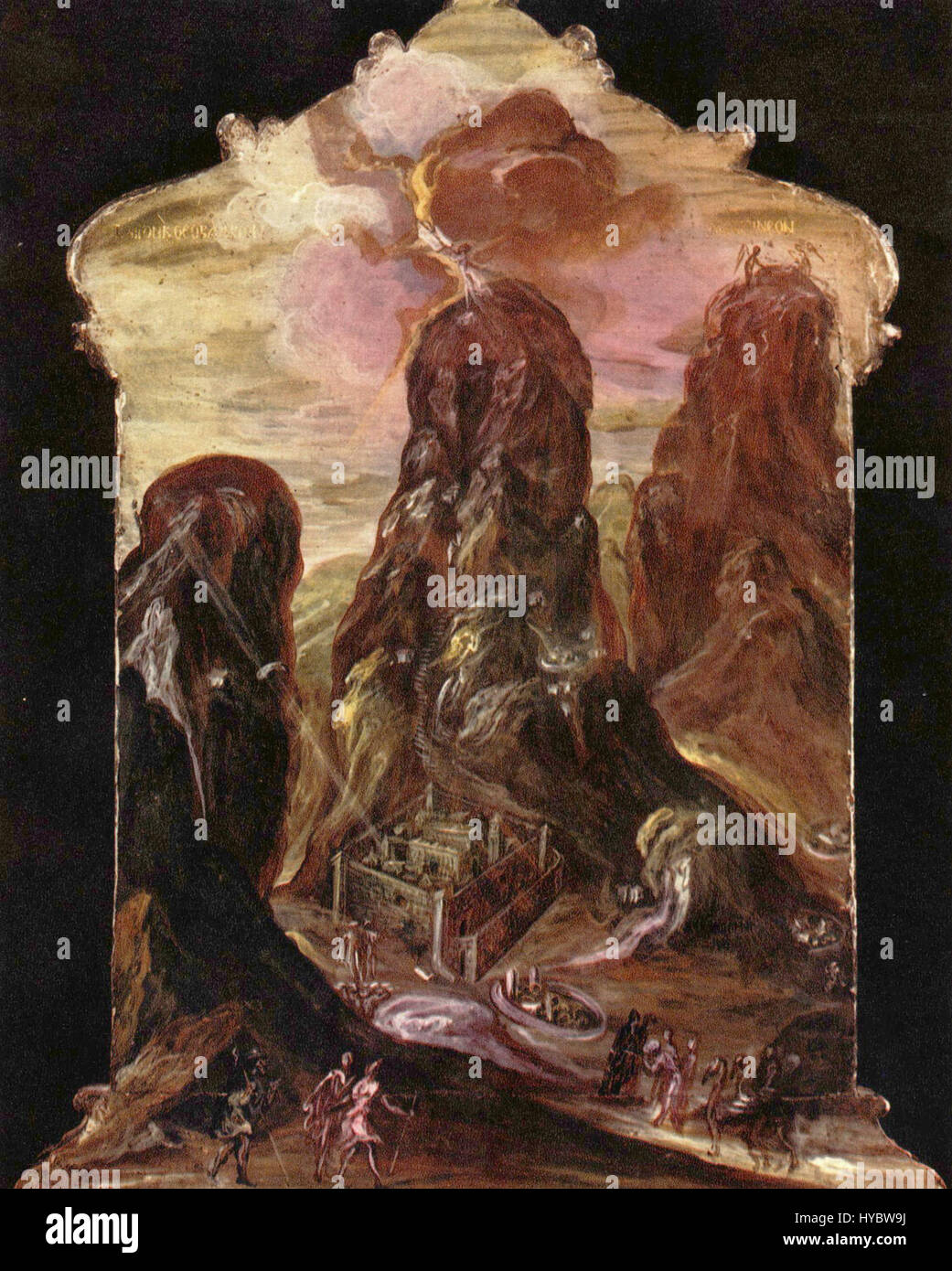 El Greco's 043 painting showcases his signature style of elongated ...