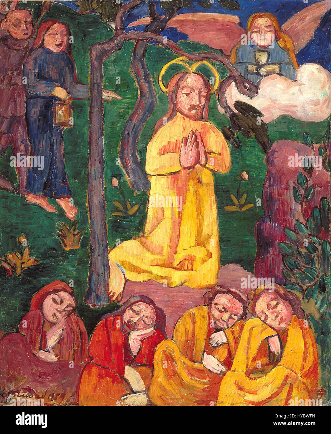 Emile Bernard Yellow Christ Stock Photo - Alamy