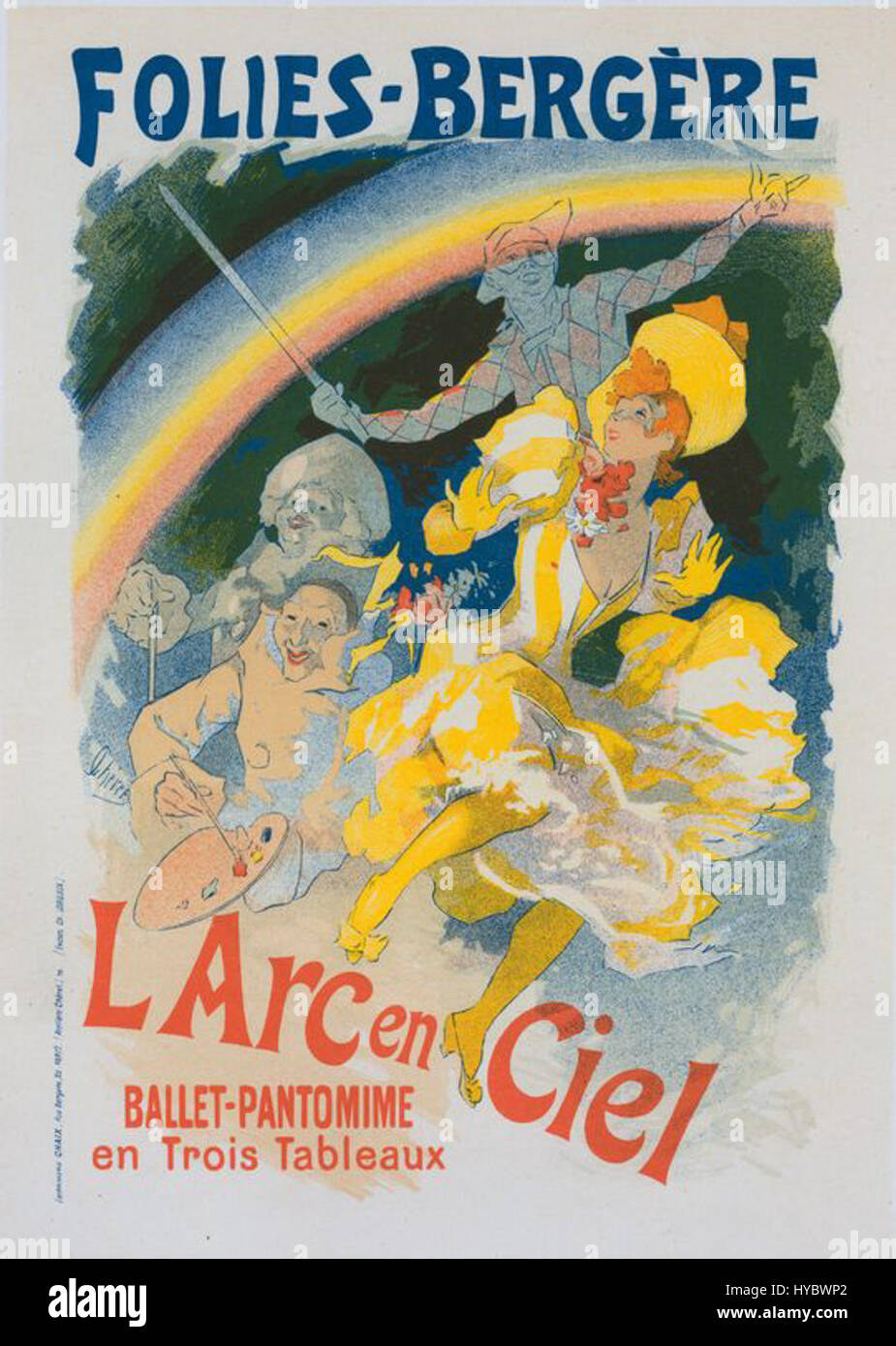 The 'Folies Bergère' painting depicts the famous Parisian music hall ...