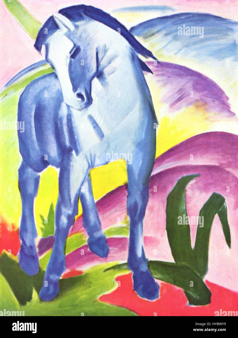 Franz Marc, a key figure in German Expressionism, is known for his ...