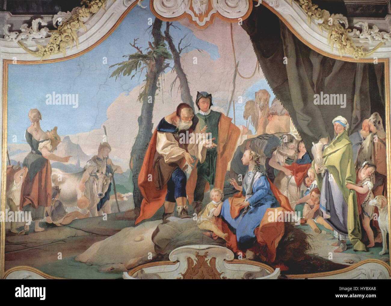 Giovanni Battista Tiepolo's work '066' is a masterpiece of Baroque art ...