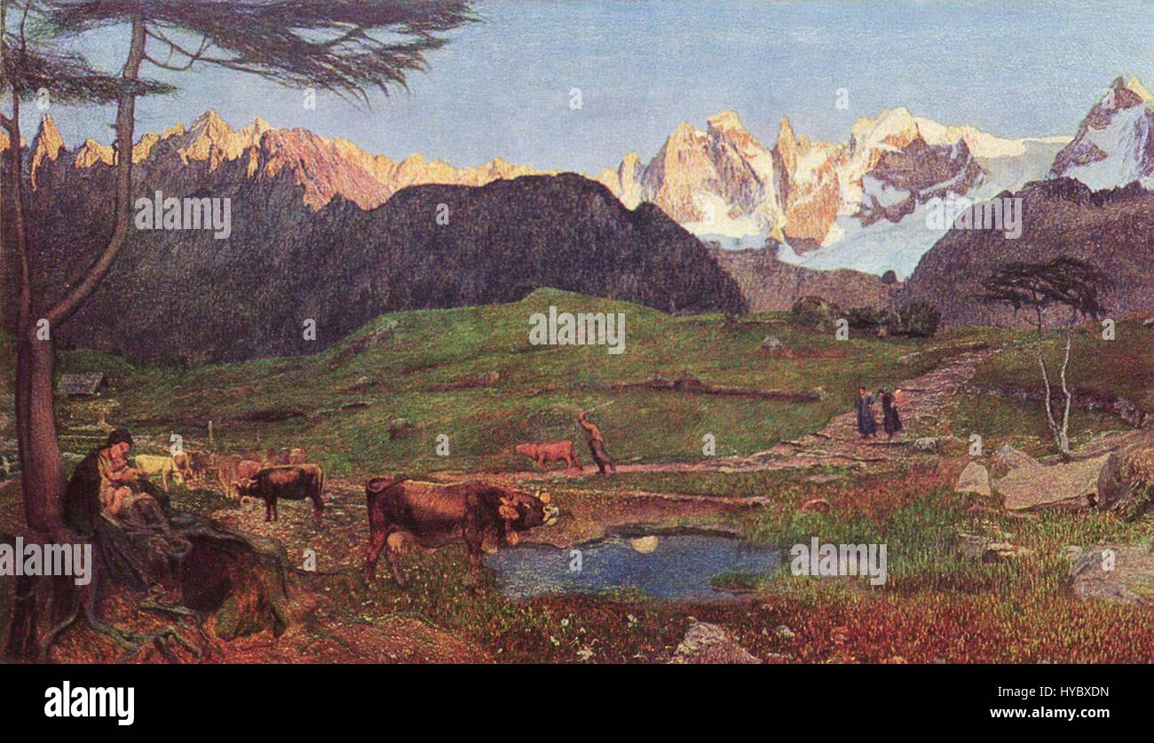 Giovanni Segantini 003 Stock Photo - Alamy