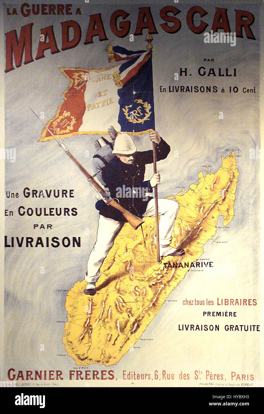 'La Guerre à Madagascar' depicts the historical conflict in Madagascar ...
