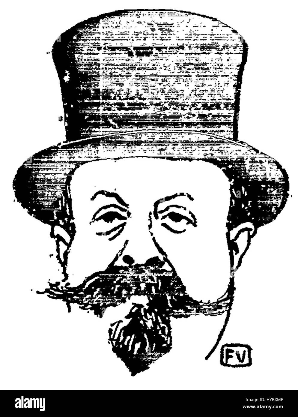 Henry Gauthier Villars by Vallotton Stock Photo - Alamy