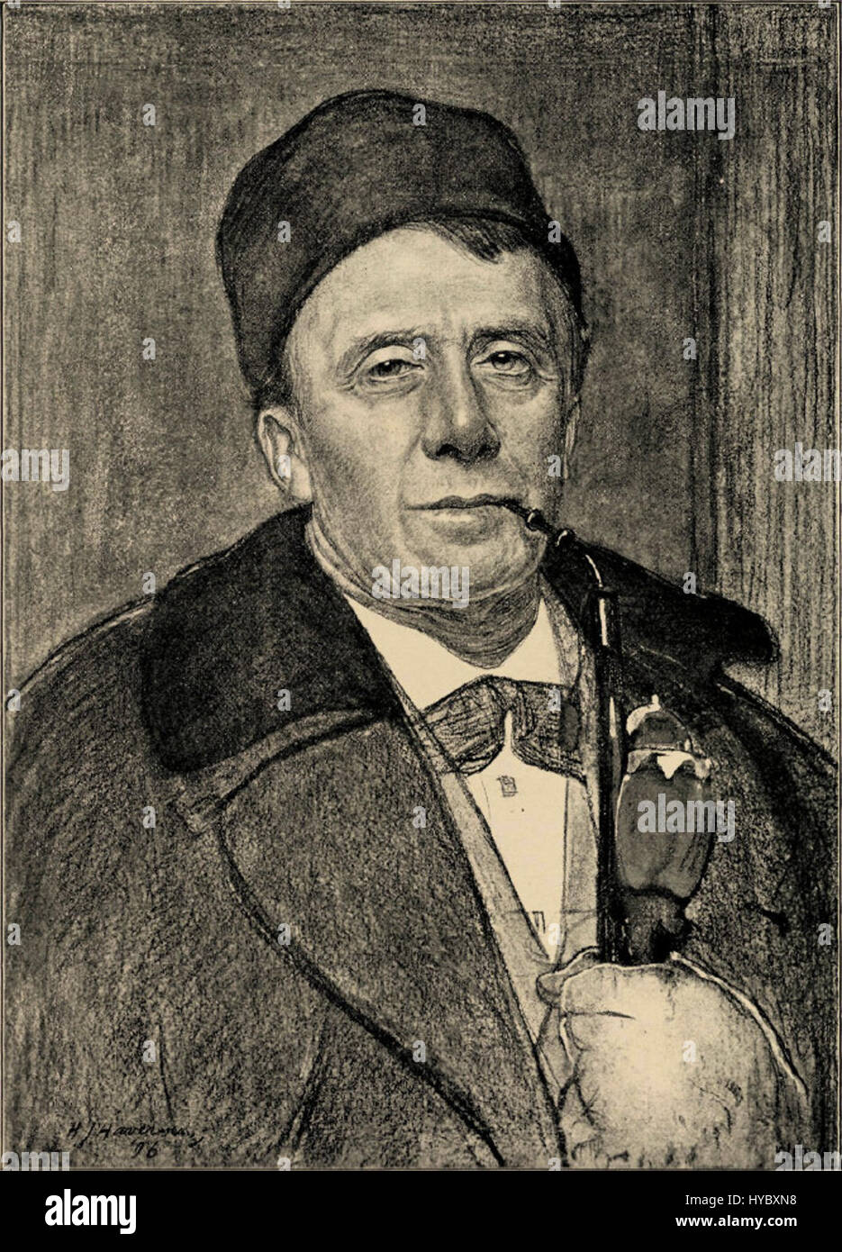 This portrait by Hendrik Johannes Haverman depicts the famous Dutch ...