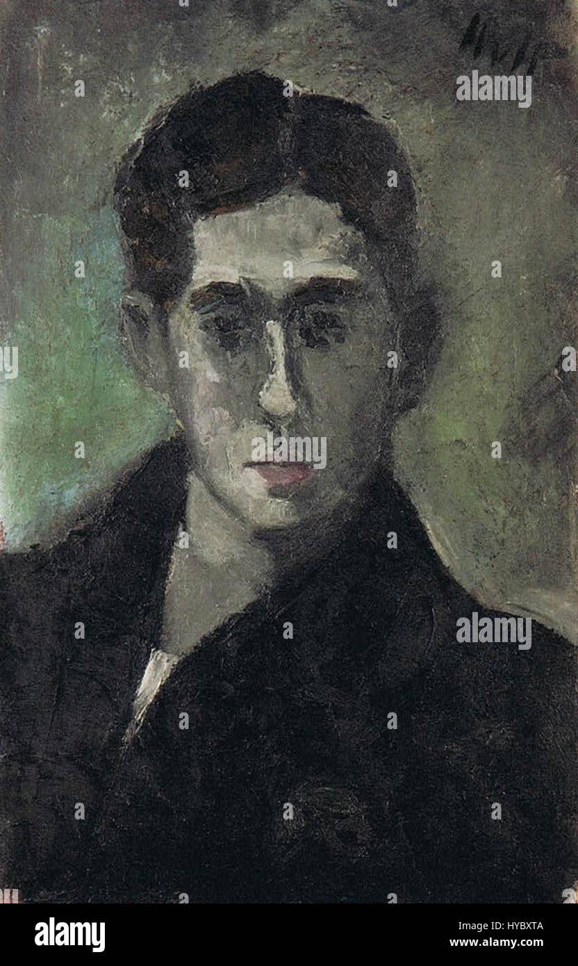 Helmut Kolle Self Portrait, 1923 Stock Photo - Alamy