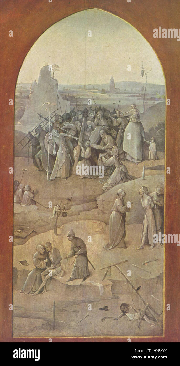 This work by Hieronymus Bosch showcases his distinctive style ...