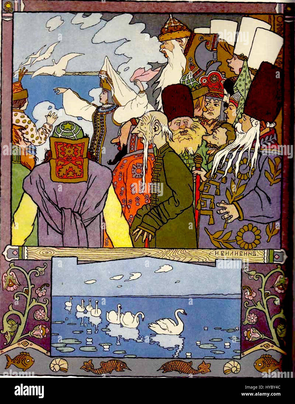 Ivan Bilibin was a Russian artist known for his distinctive ...