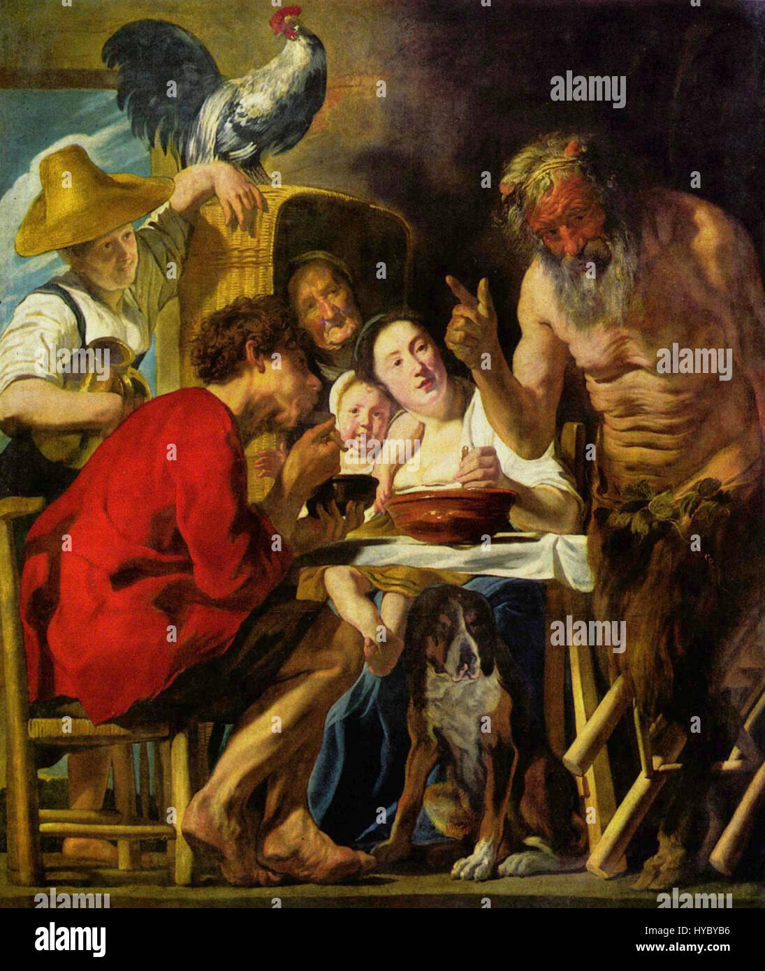 *Jakob Jordaens* was a Flemish Baroque painter known for his vibrant ...