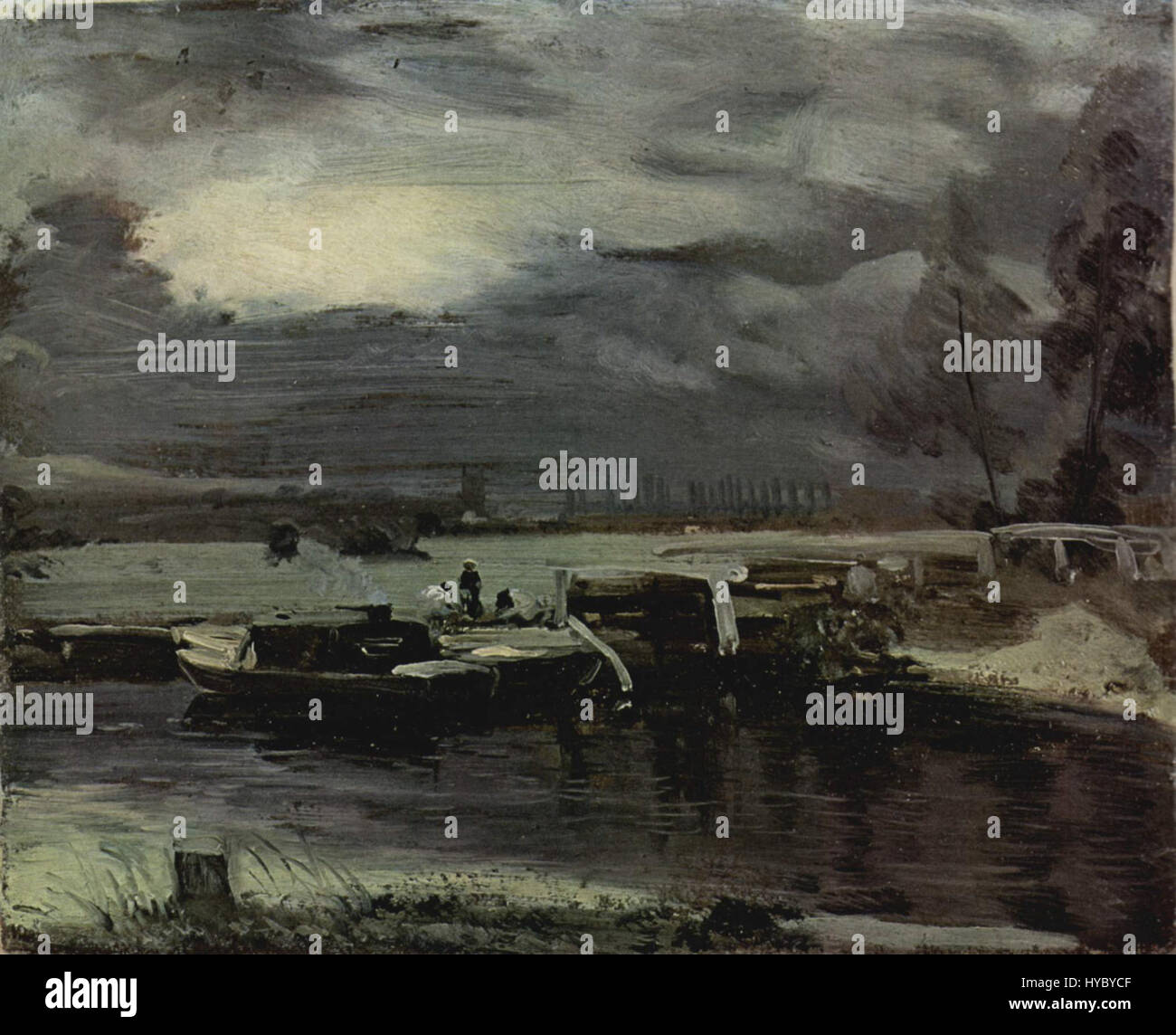 This piece by John Constable captures the rural English landscape ...