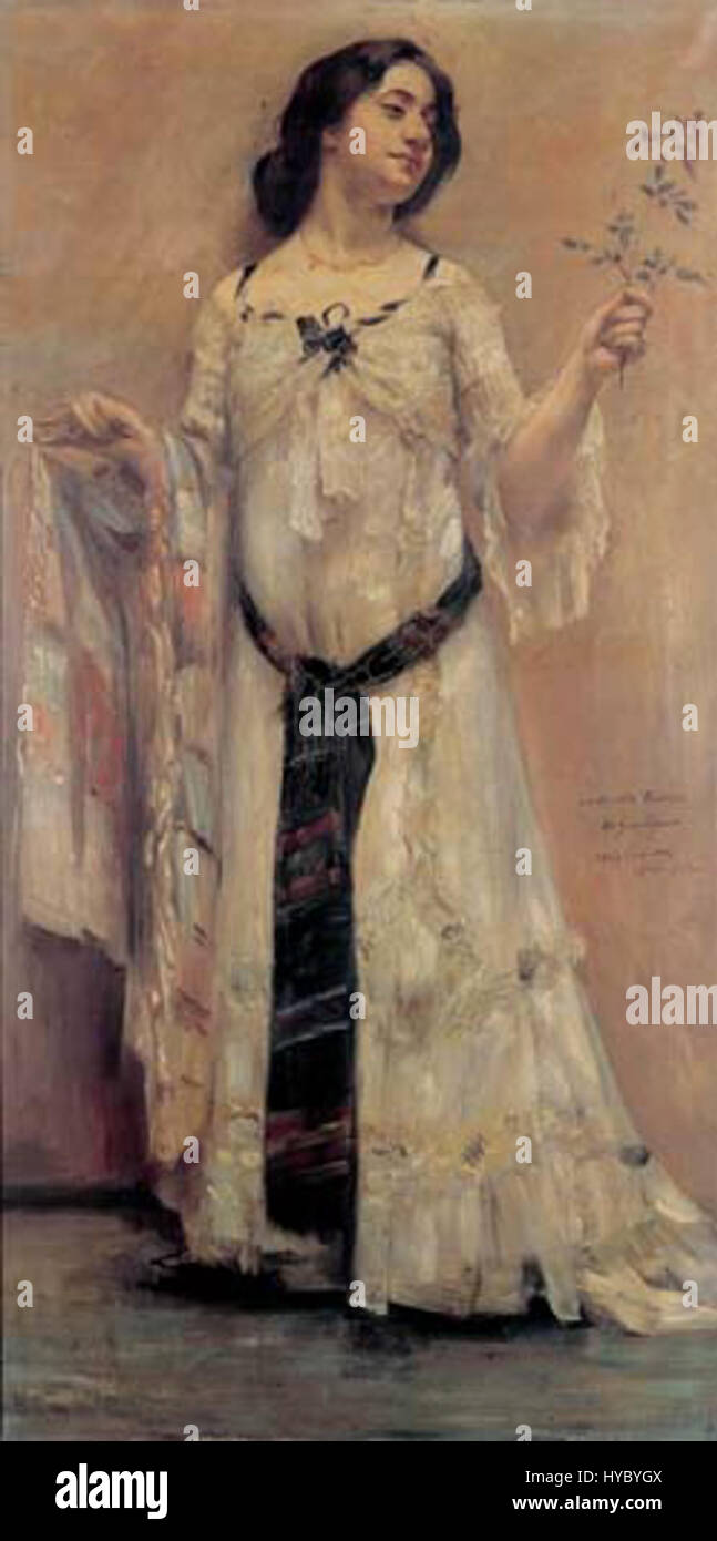 Lovis Corinth's portrait of Charlotte Berend portrays a woman with a ...