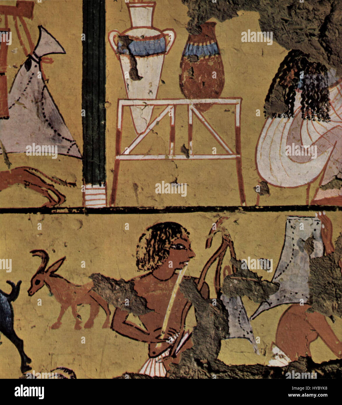 Ancient egypt tomb paintings hi-res stock photography and images - Alamy